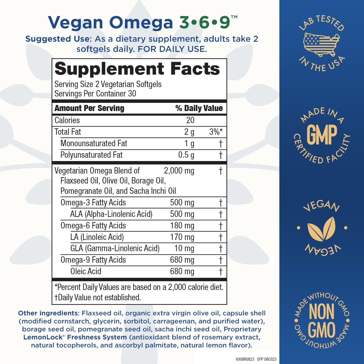 Purity Products Omega 3-6-9 Vegan and Vegetarian Omega Formula – ?5 in ...